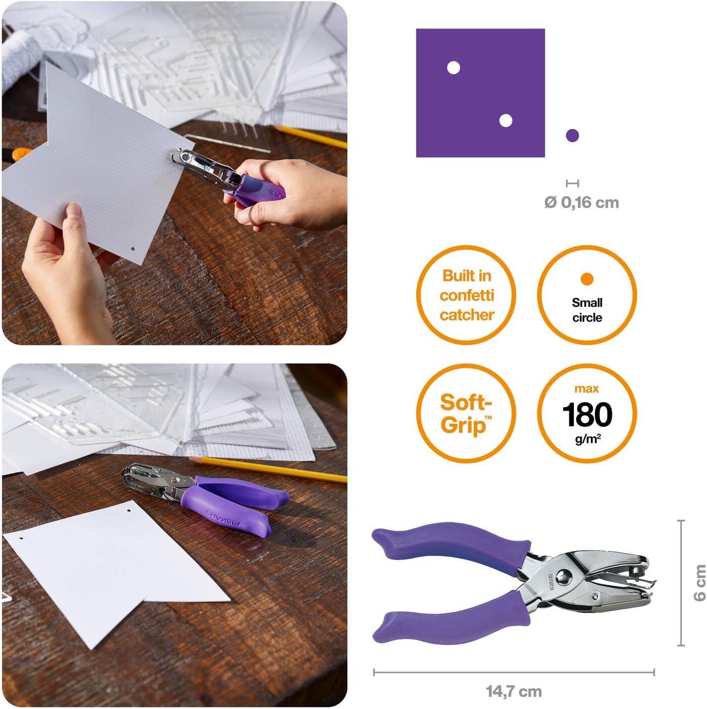 Fiskars 1/16 Inch Hand Punch, Circle, Purple - Fiskars Store
